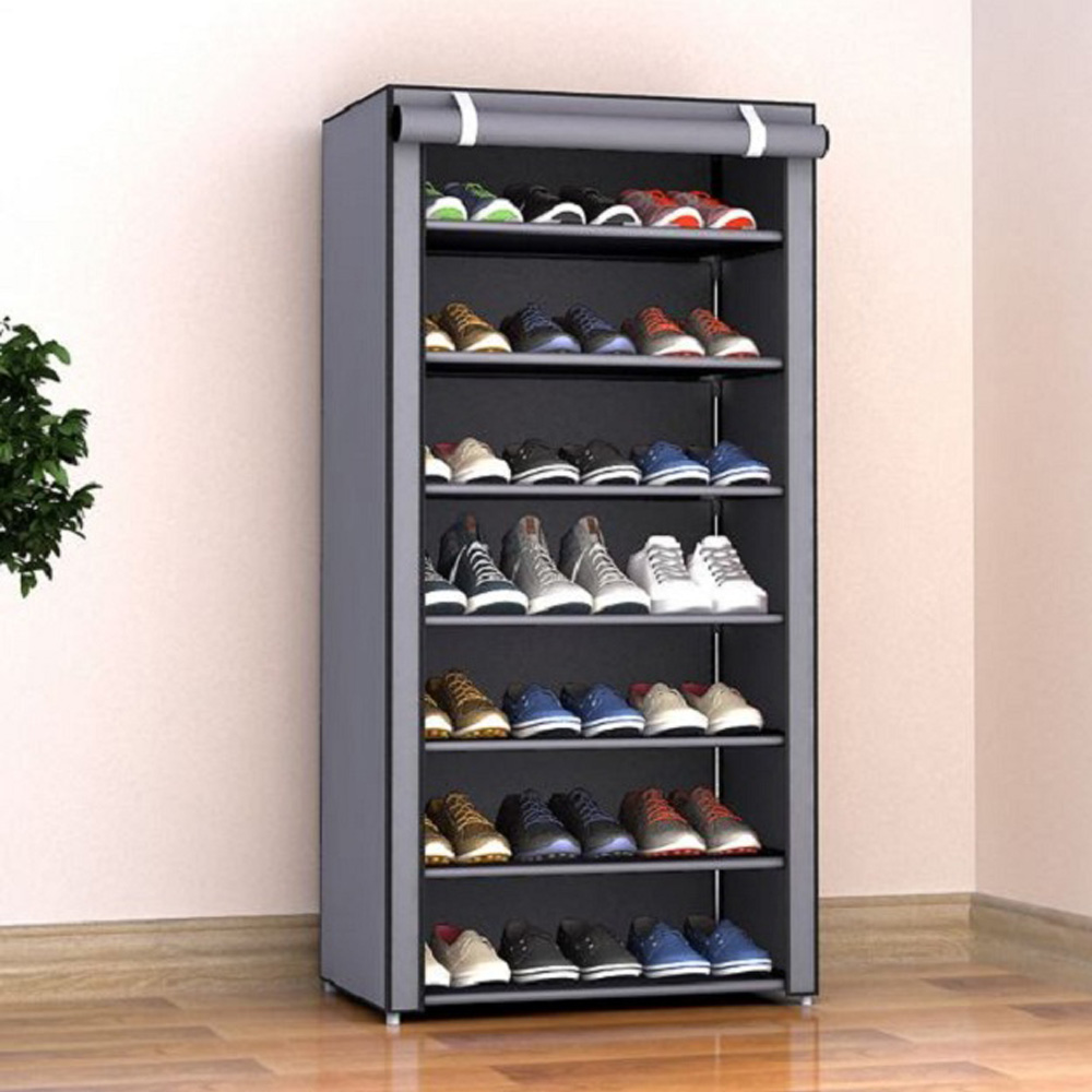 7 Layers Shoe Rack With Fabric Cover - TezkarShop Official Website