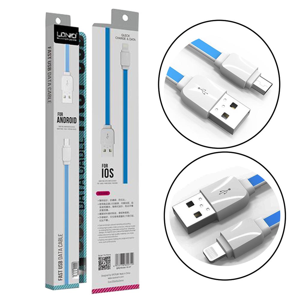 LDNIO XS-07, USB Data Cable, Fast Charge, 1.0m - TezkarShop Official ...