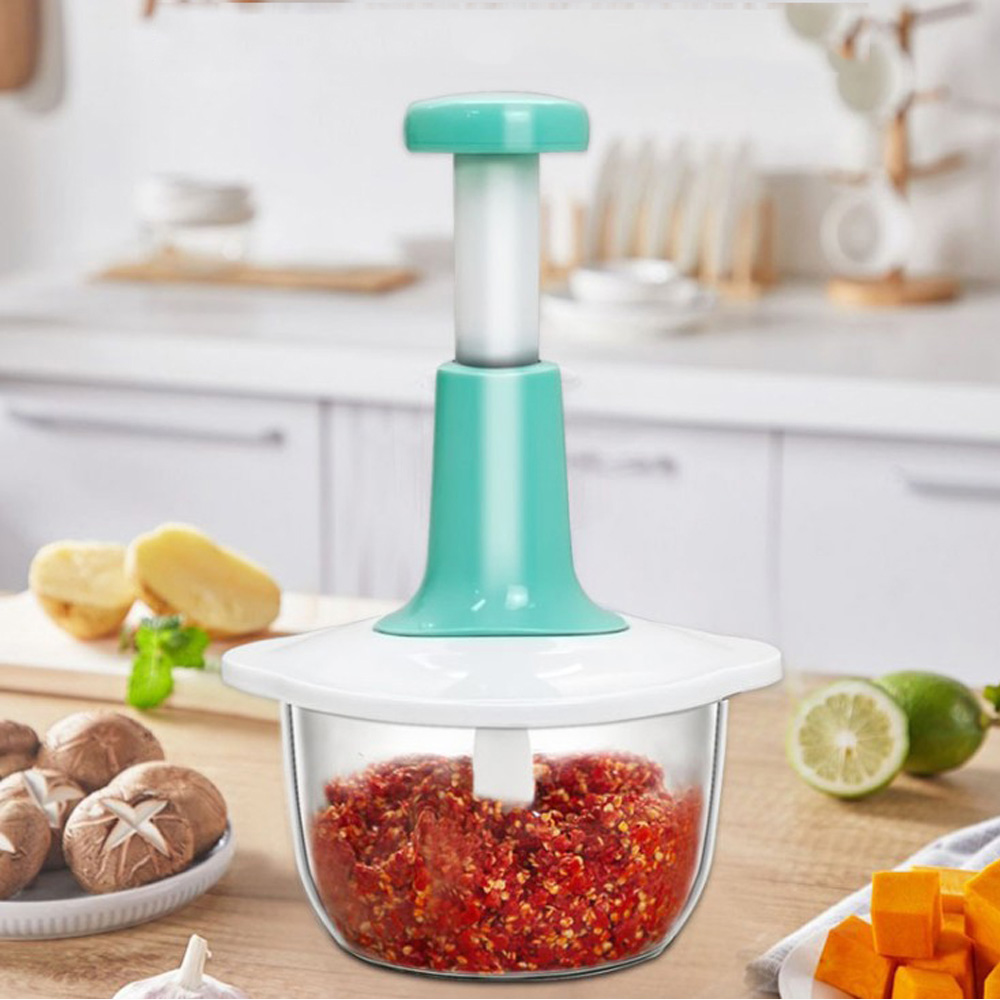 Gourmet Cuisine Manual Food Chopper Push Type - TezkarShop Official Website