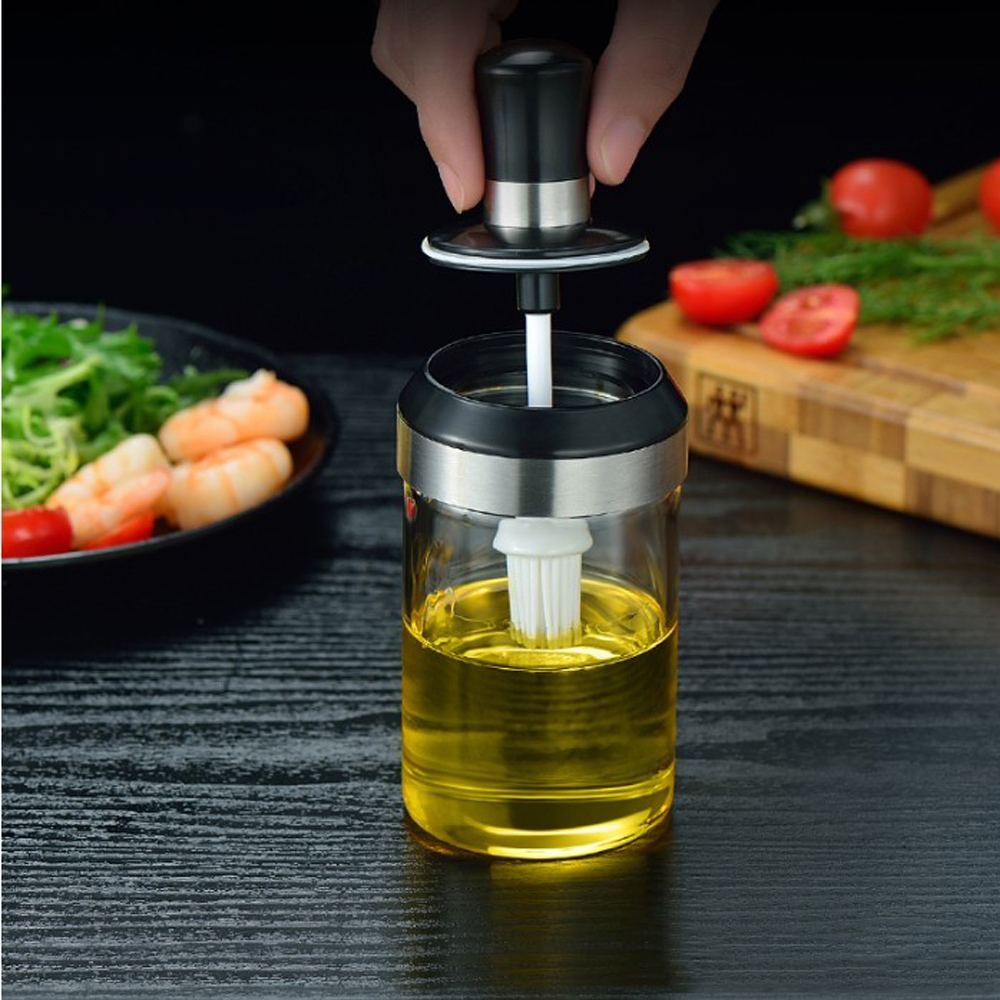 Heavy-duty Cooking Oil Brush Bottle 220 ml - TezkarShop Official Website