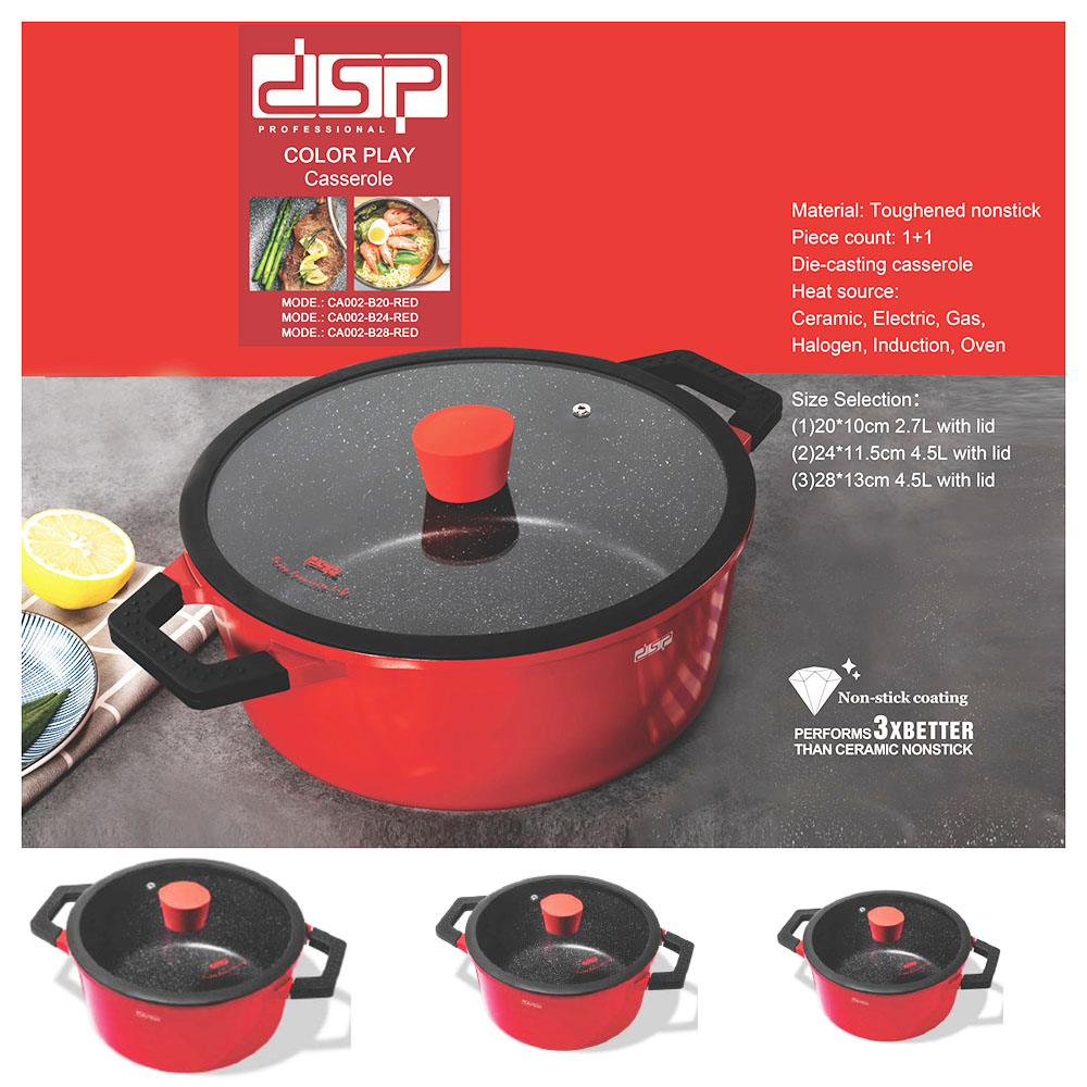 DSP, Cookware, CA002-Red - TezkarShop Official Website