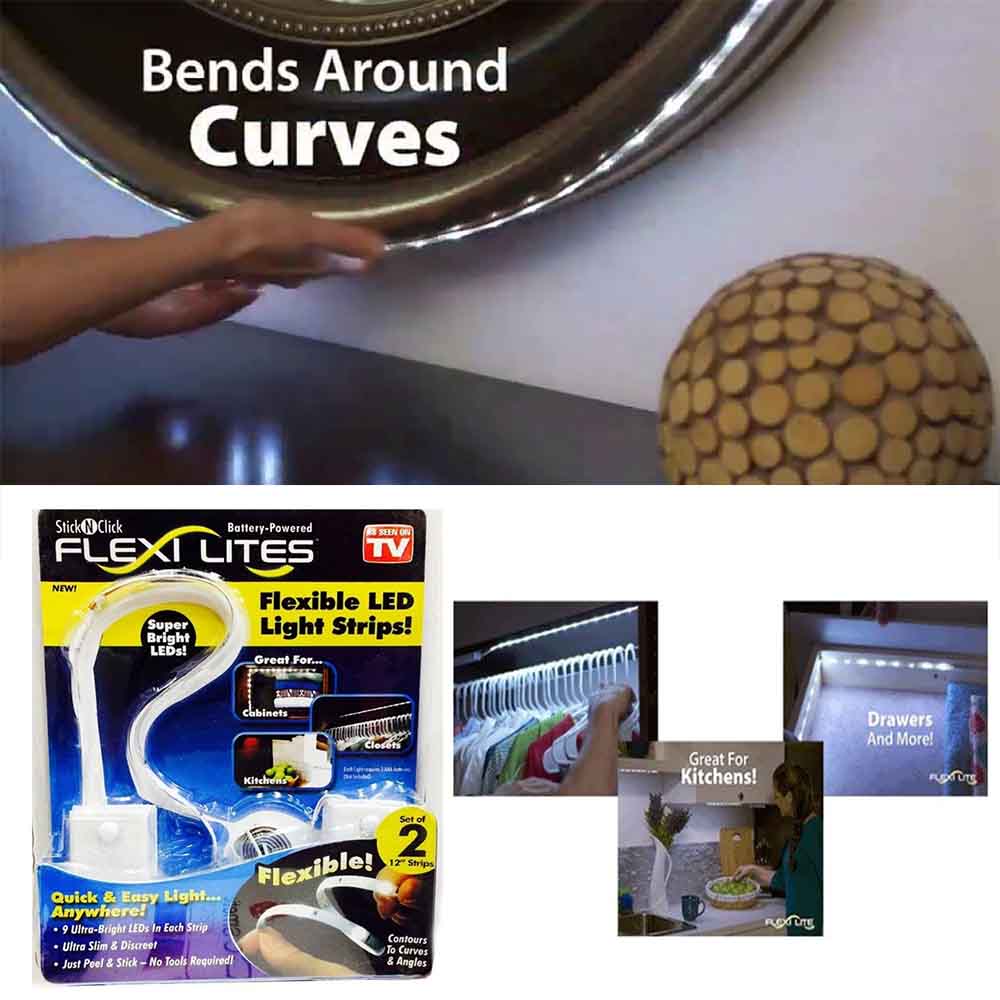Flexi Lites, Flexible LED Light Strip 2 Pcs - TezkarShop Official Website