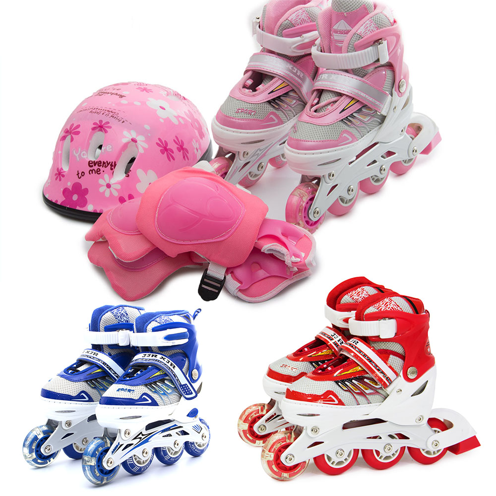 Adult & Kids Adjustable Roller Skates With Safety Kits K603CT ...