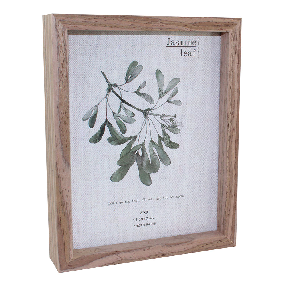 Cool Gift, Double Sided Wood Picture Frame with Glass, 6" x 8 ...