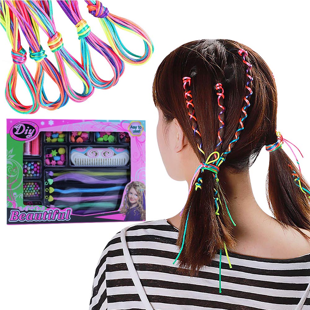 DIY, Hair Girls Beading Braiding Set Kids Fashion Toy - TezkarShop ...
