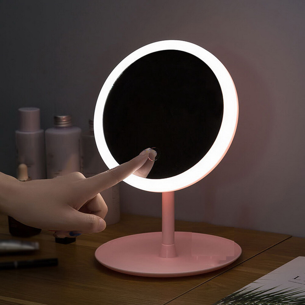 Portable Makeup LED Desk Mirror - TezkarShop Official Website