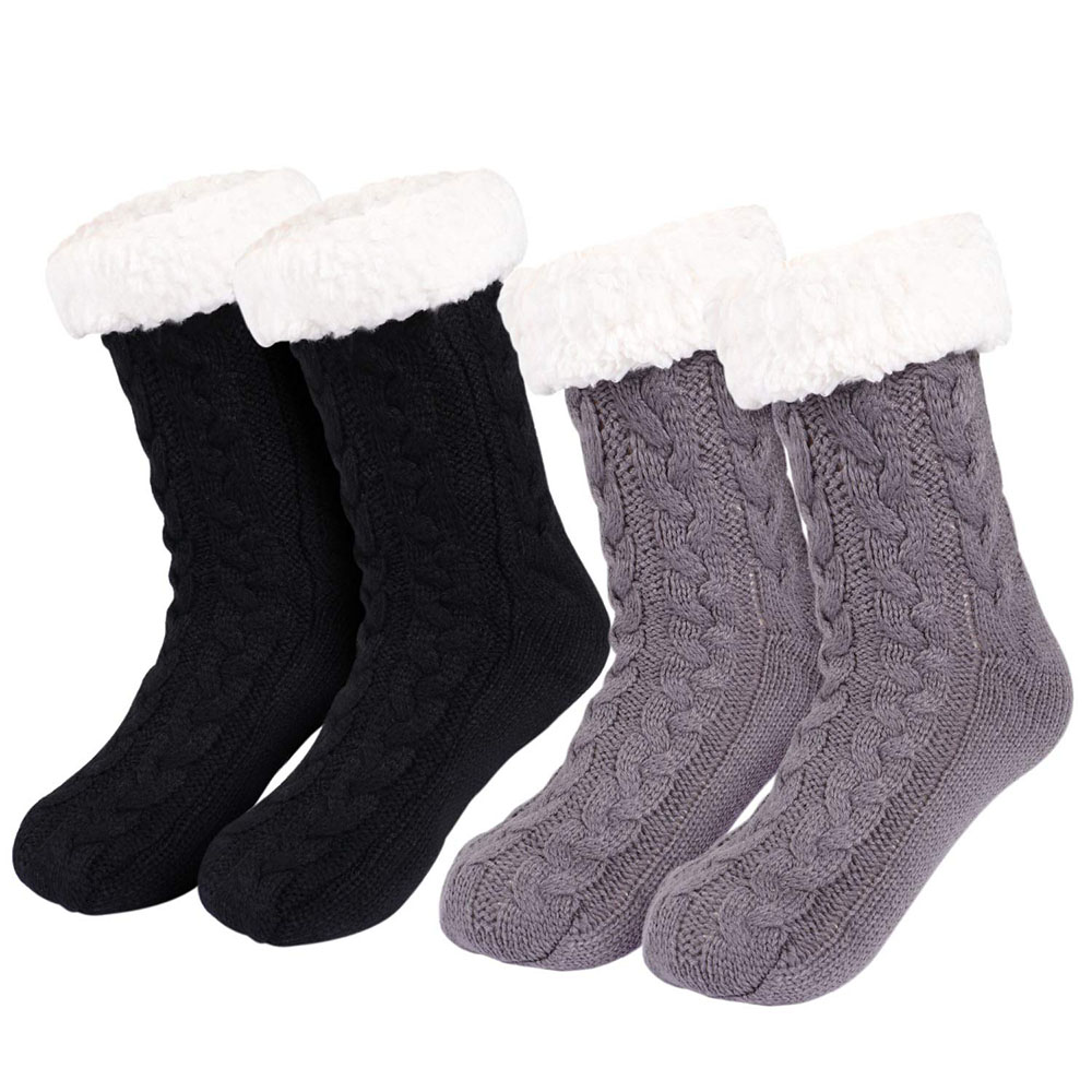 Women Slipper Socks Winter Warm Fleece - TezkarShop Official Website