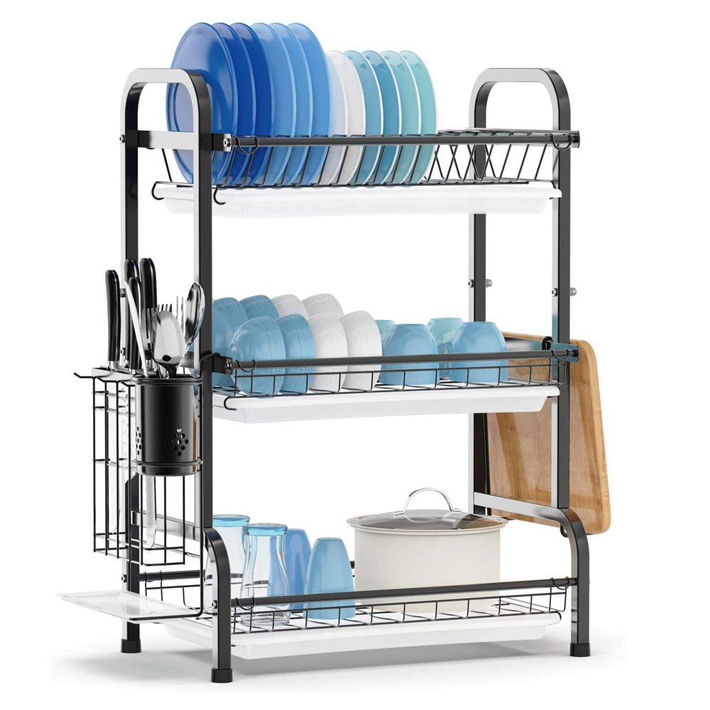 Dish Drying Rack 3 Tier - TezkarShop Official Website