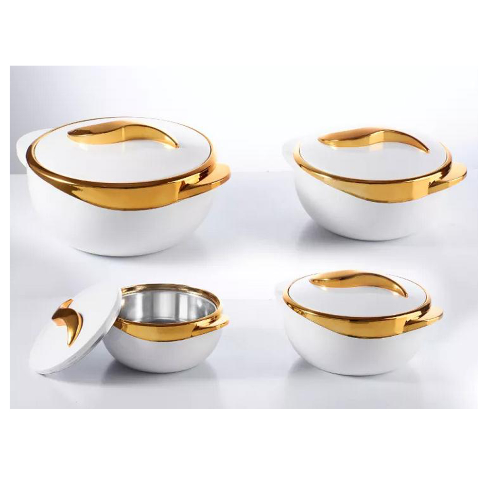 Set of 4 Round Thermal Insulating Pots for Food Storage - TezkarShop ...