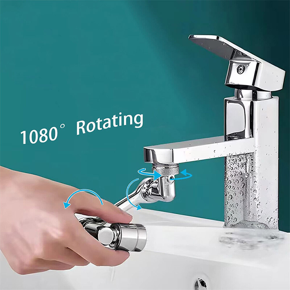 180° Rotatable Multi-functional Splash Extender Sink Filter ...