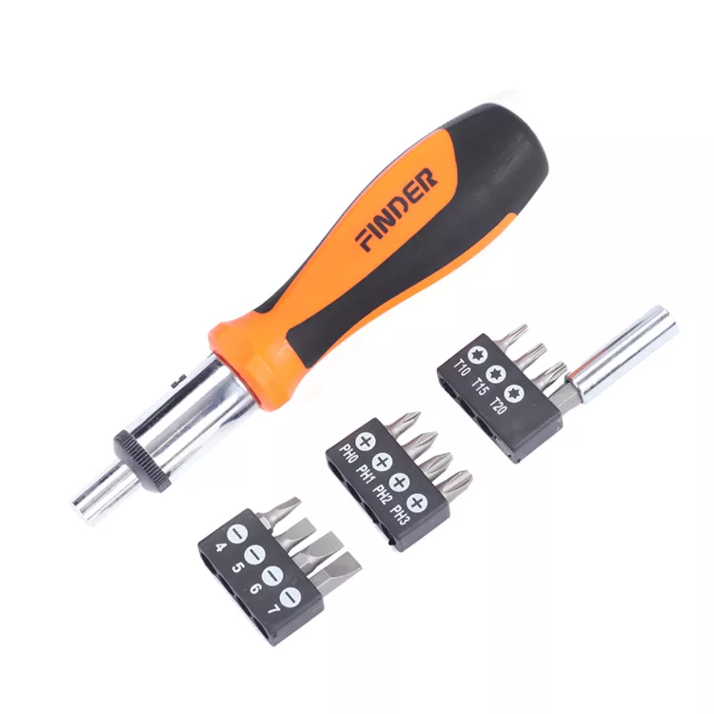 Finder, 13Pcs Ratchet Screwdriver And Bits Set - TezkarShop Official ...