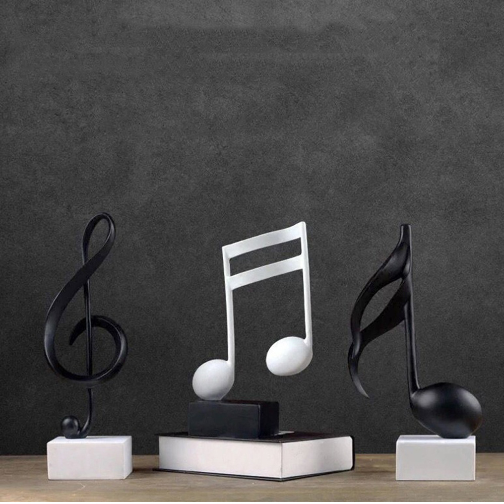 Music Note Figurine Sculpture Statue 3 PCS Set - TezkarShop Official ...