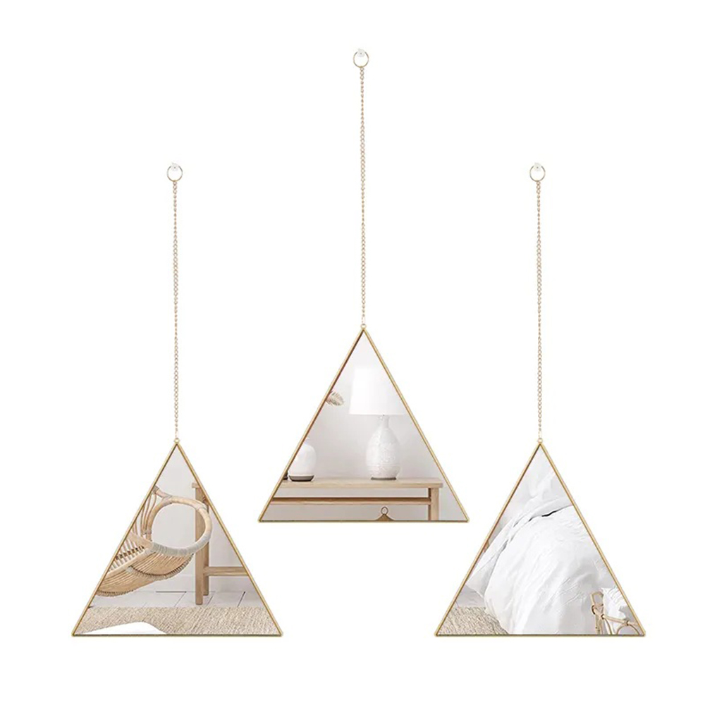 Triangle Decorative Mirror Set of 3, HB-99-SJx3 - TezkarShop Official ...