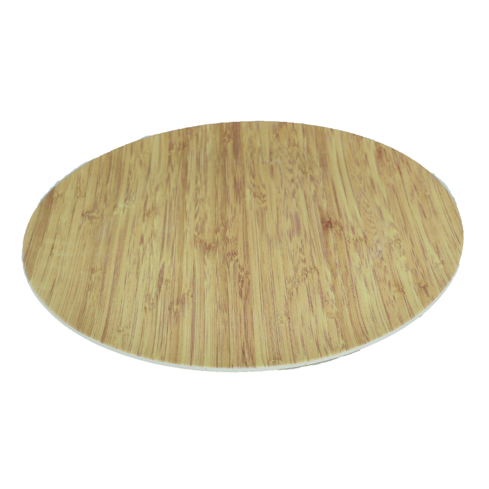 25cm Plate Wooden Melamine Dinnerware - TezkarShop Official Website