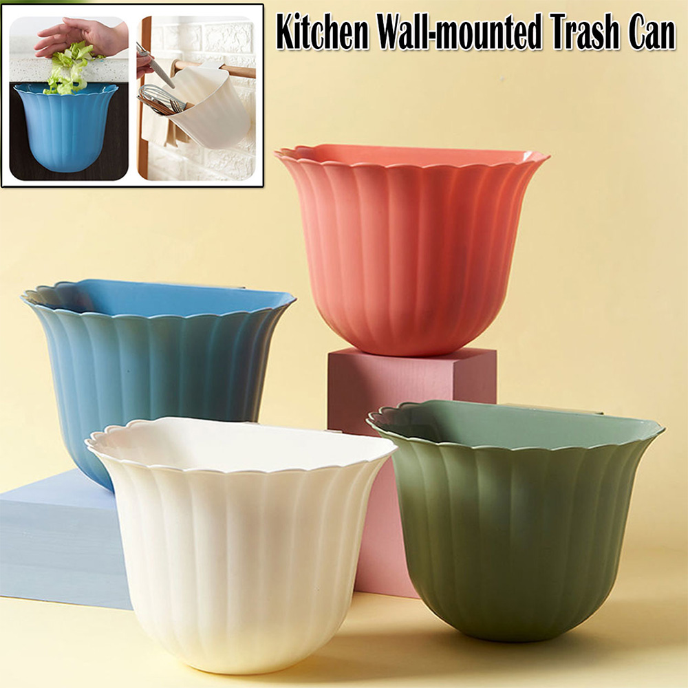 Garbage Bin Flower Shape Hanging Trash Can - TezkarShop Official Website