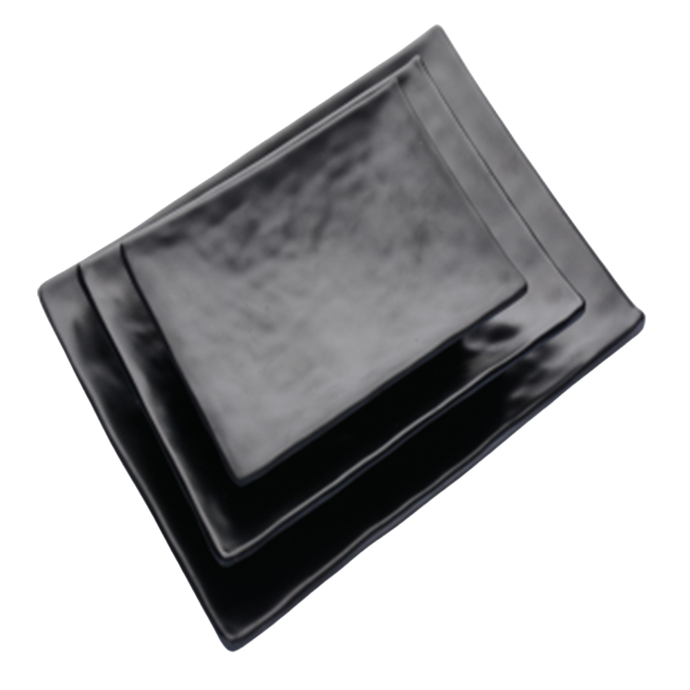 Plates Black Melamine Dinnerware - TezkarShop Official Website