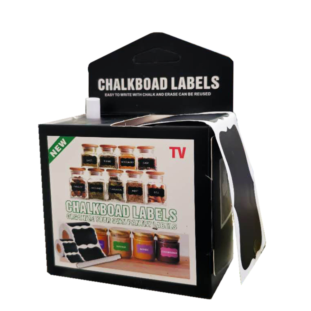 Chalkboard Label Stickers with 1 Chalk Markers Pen - TezkarShop ...