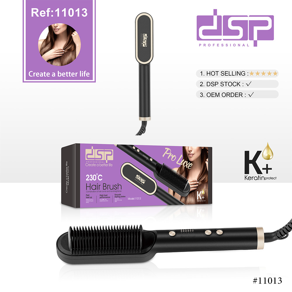 DSP 11013, Professional Portable Hair Straightener - TezkarShop ...