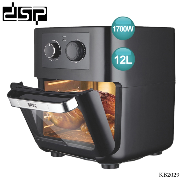 Dsp KB2029, 12L Electric Hot Grill & Air Fryer, Oven - TezkarShop Official Website