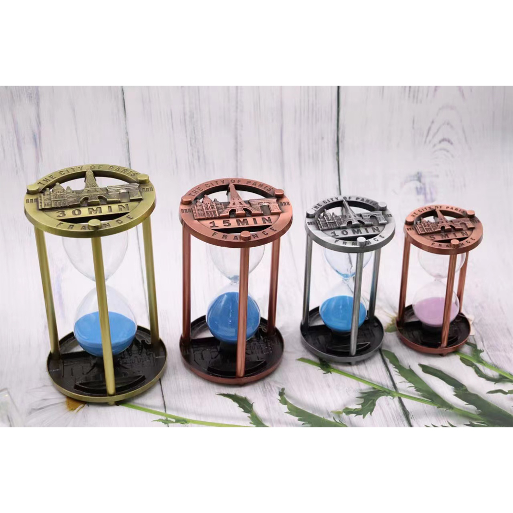 Paris Metal Hourglass Sand Timer - TezkarShop Official Website