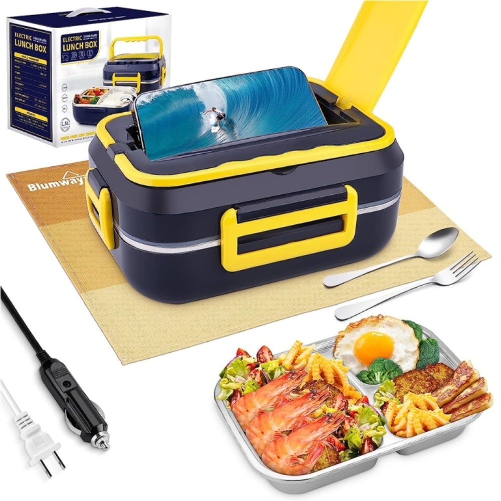 Electric Lunch Box, 3 in 1 for 12V, 24V & 220V - TezkarShop Official ...