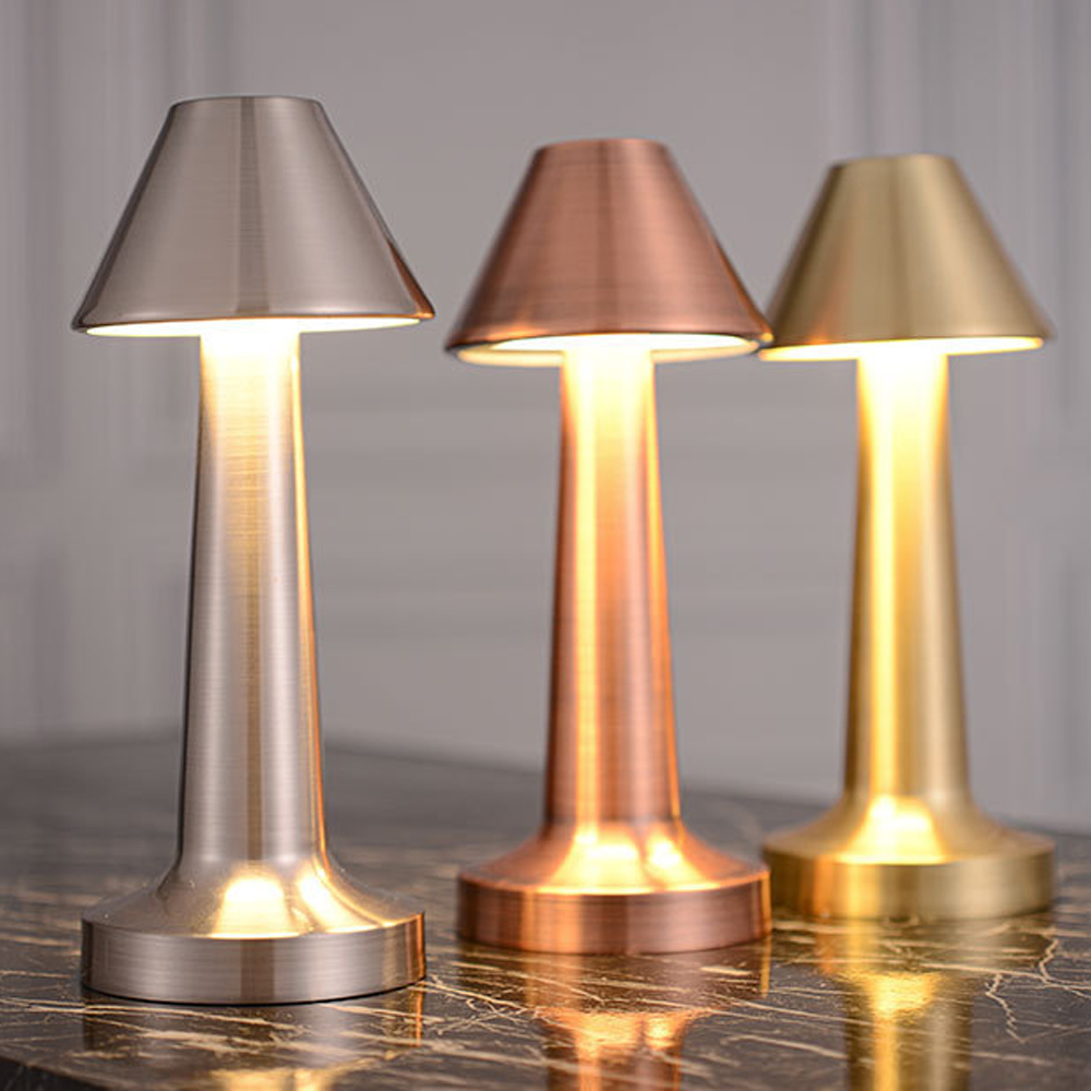 Rechargeable Touch Metal LED Table Lamp - TezkarShop Official Website