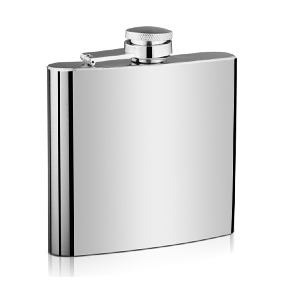 Stainless Steel 6oz Hip Flask Bottle For Whiskey Liquor Drinks ...
