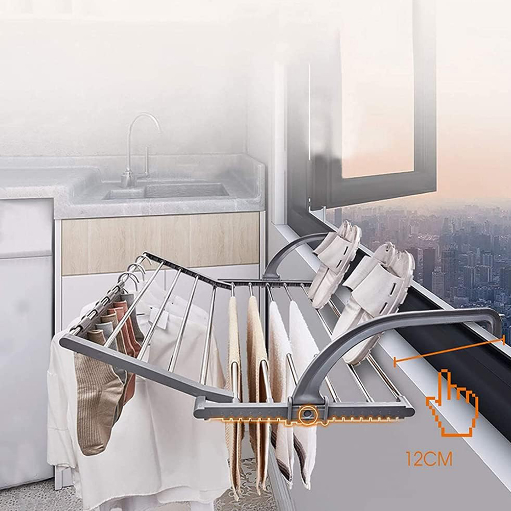 Heavy Duty Portable Double Clothes Drying Stand 77cm - TezkarShop ...