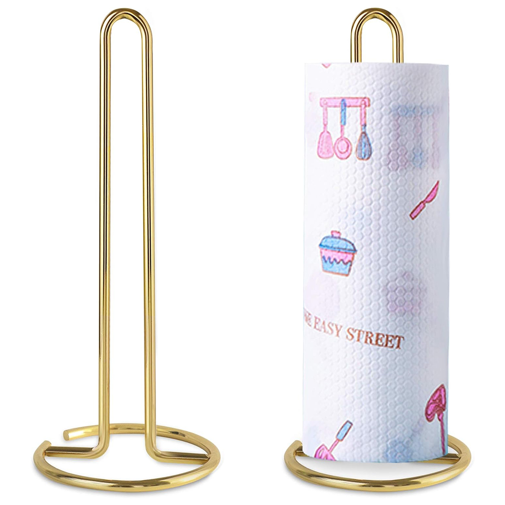 Tissue Holder Standing Rack with Weighted Base for Kitchen Counter top ...