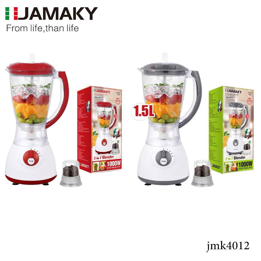 Jamaky JMK4012, 2 in 1 blender - 1000W - TezkarShop Official Website