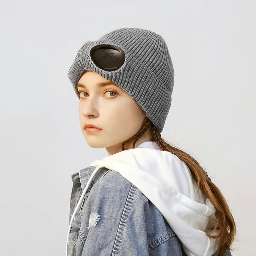 Goggle Beanie Winter Hats Kids & Women - TezkarShop Official Website