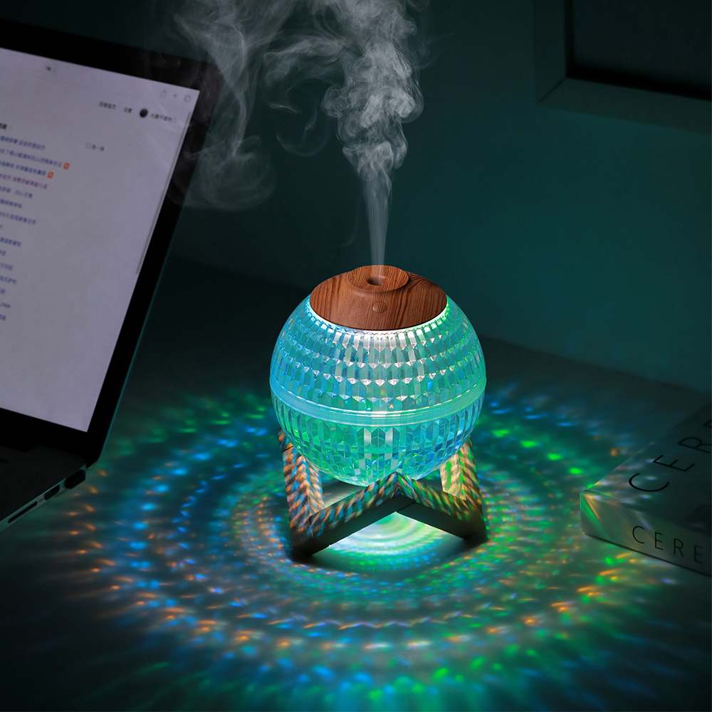Crystal Ball Shape Humidifier with Colorful Night Light - TezkarShop ...