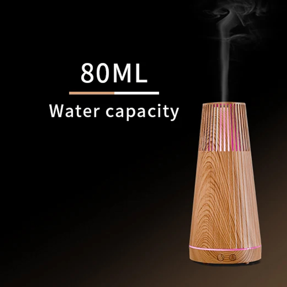 Aroma Diffuser, Humidifiers Cool Mist Wood Grain - TezkarShop Official ...