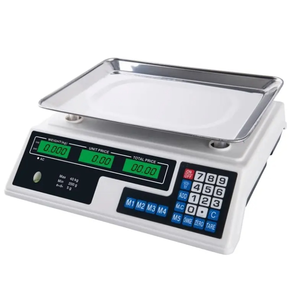 40Kg Rechargeable Electronic Digital Pricing & Weighing Scale ...