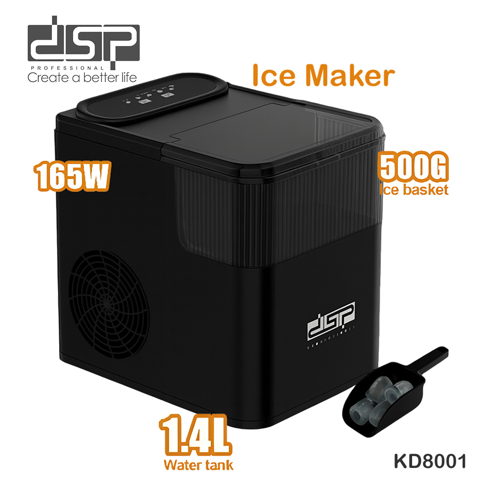 DSP KD8001, Ice Maker - Black - TezkarShop Official Website
