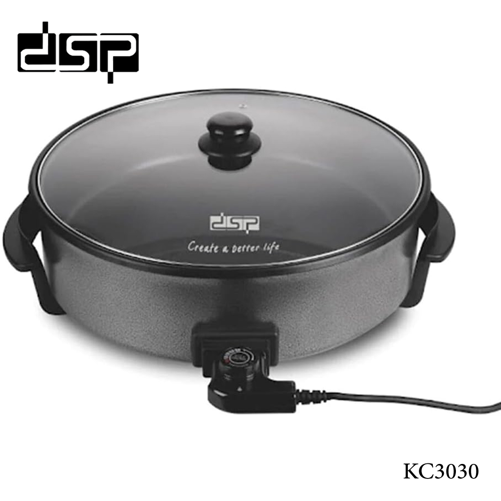 DSP KC3030A, 1500W 7.5L Electric Skillet - TezkarShop Official Website