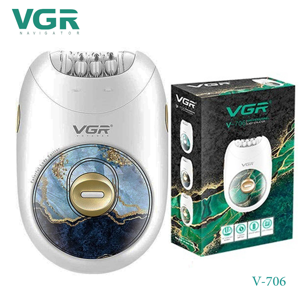 Vgr V-706, Cordless Fast Charge Professional Epilator - TezkarShop ...