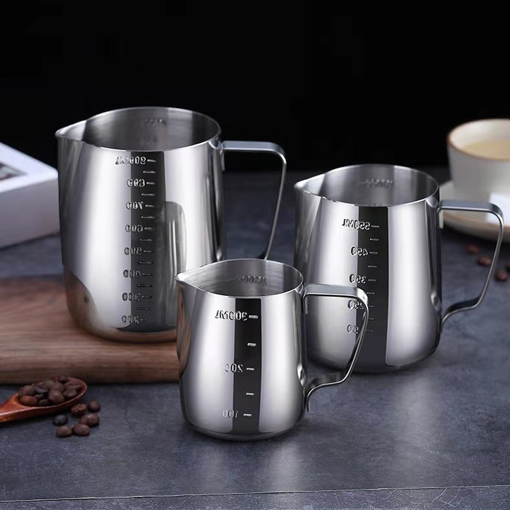 350-550ml Stainless Steel Milk Foam Pot - TezkarShop Official Website