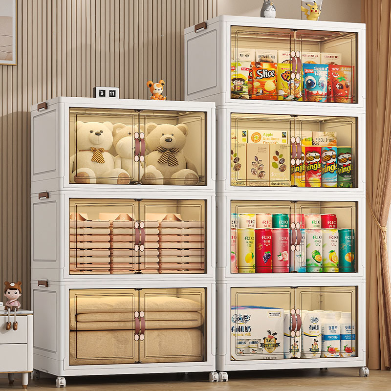 Foldable Large Plastic Storage Boxes with Lids - TezkarShop Official ...