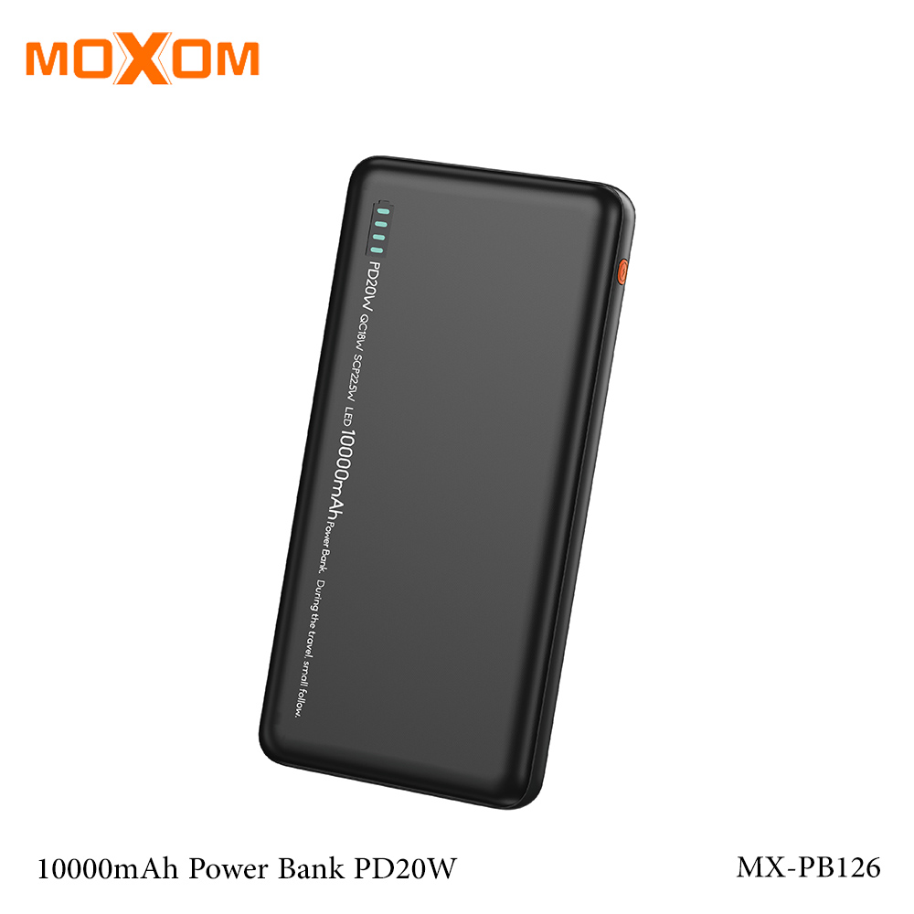 MOXOM MX PB126 10000mAh Power Bank PD20W - TezkarShop Official Website