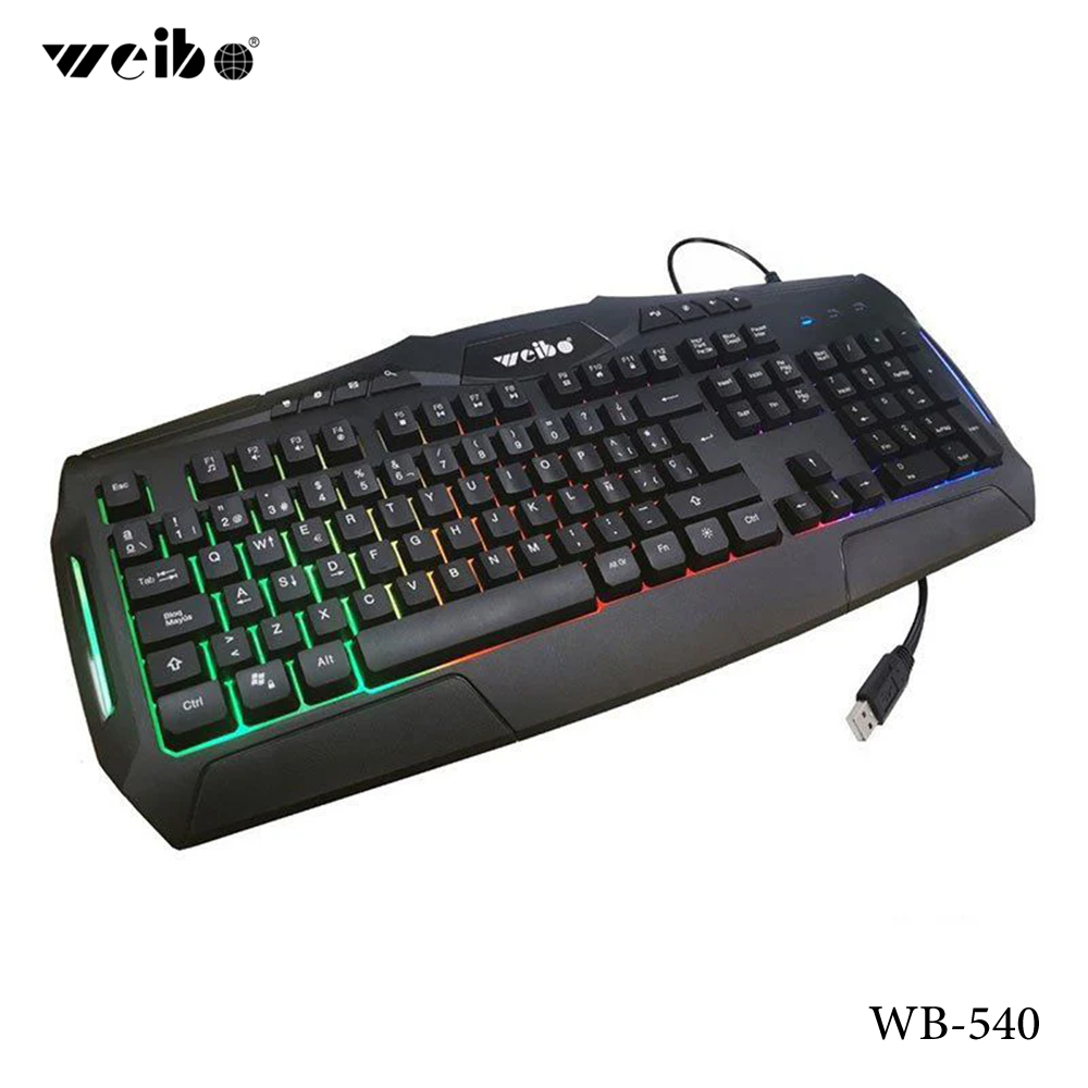 Weibo WB-540 Rgb Gaming Keyboard - TezkarShop Official Website