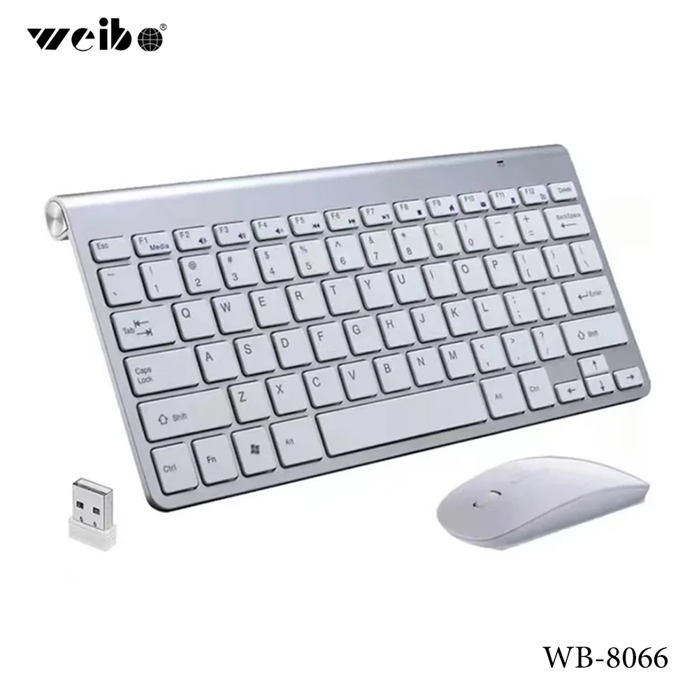 Weibo WB-8066 Wireless Combo Keyboard & Mouse Set - TezkarShop Official ...
