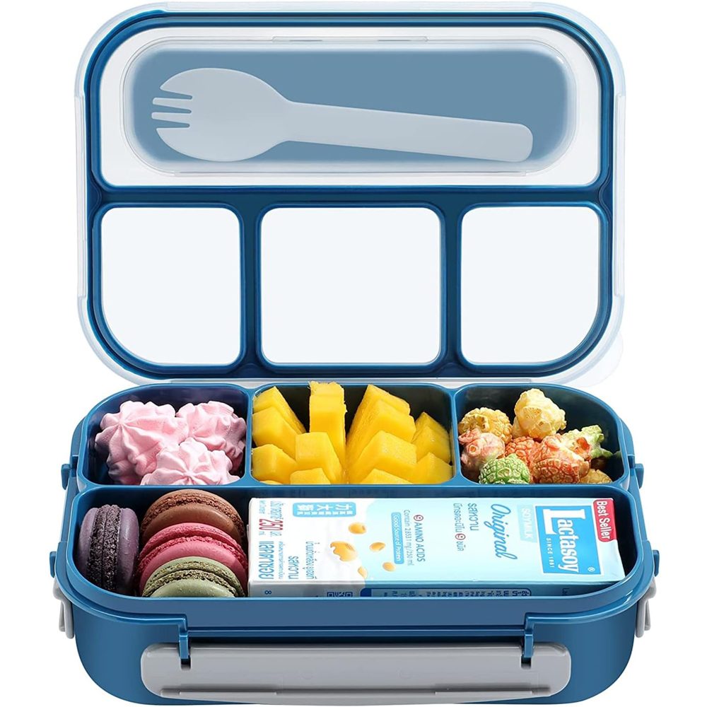 Bento Lunch Box with Compartments, 1300ml - TezkarShop Official Website