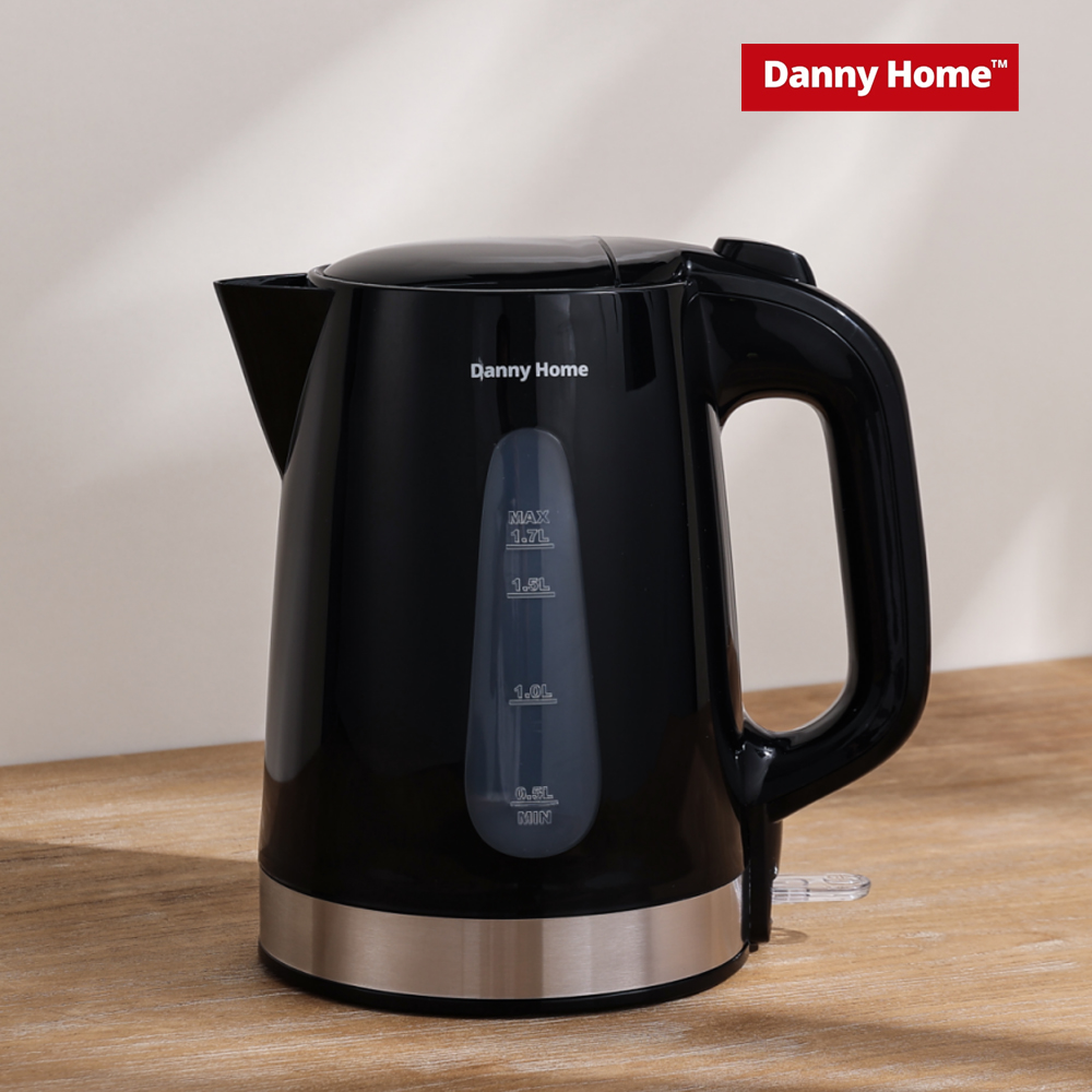 Danny Home Classic Black Kettle 1.7L - TezkarShop Official Website