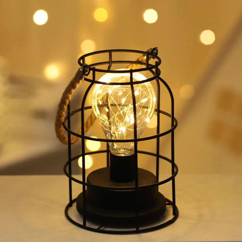Retro Creative Metal LED Table Lamp - TezkarShop Official Website