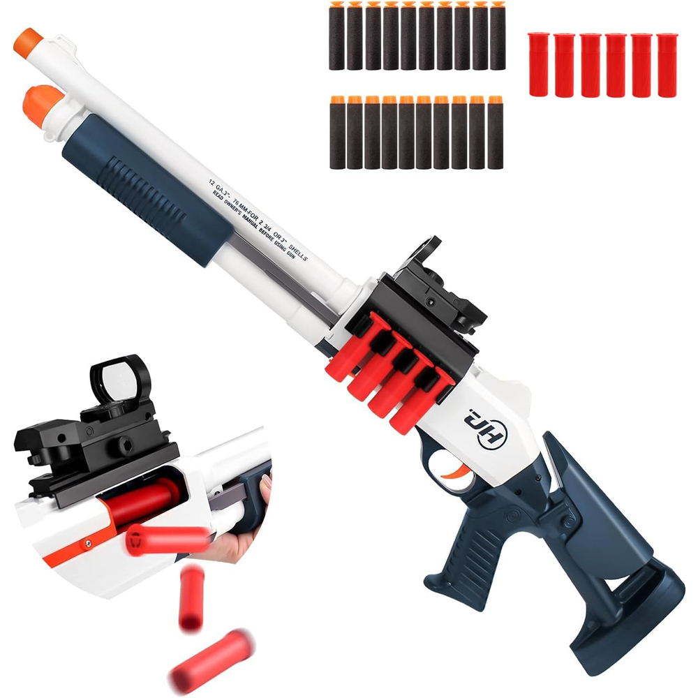 Air Powered Shell Ejecting Airsoft Toy Foam Blaster M1014 - TezkarShop ...