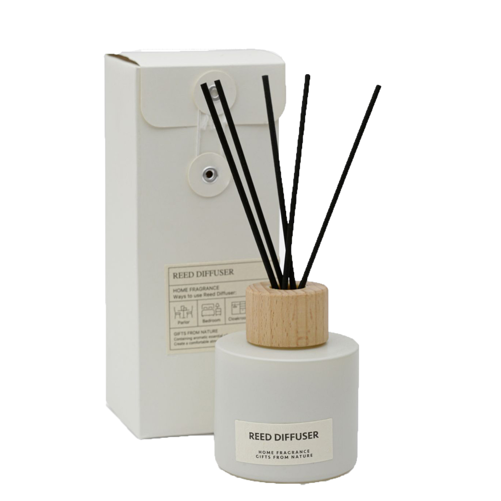 Cream Bottle Reed Diffuser Premium Fragrance with Sticks Aroma Diffuser ...