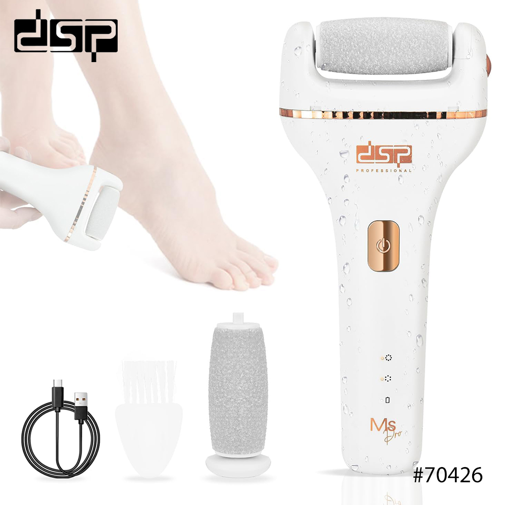 DSP 70426, Rechargeable Foot Scrubbers with 2 Speeds and 2 Rollers ...