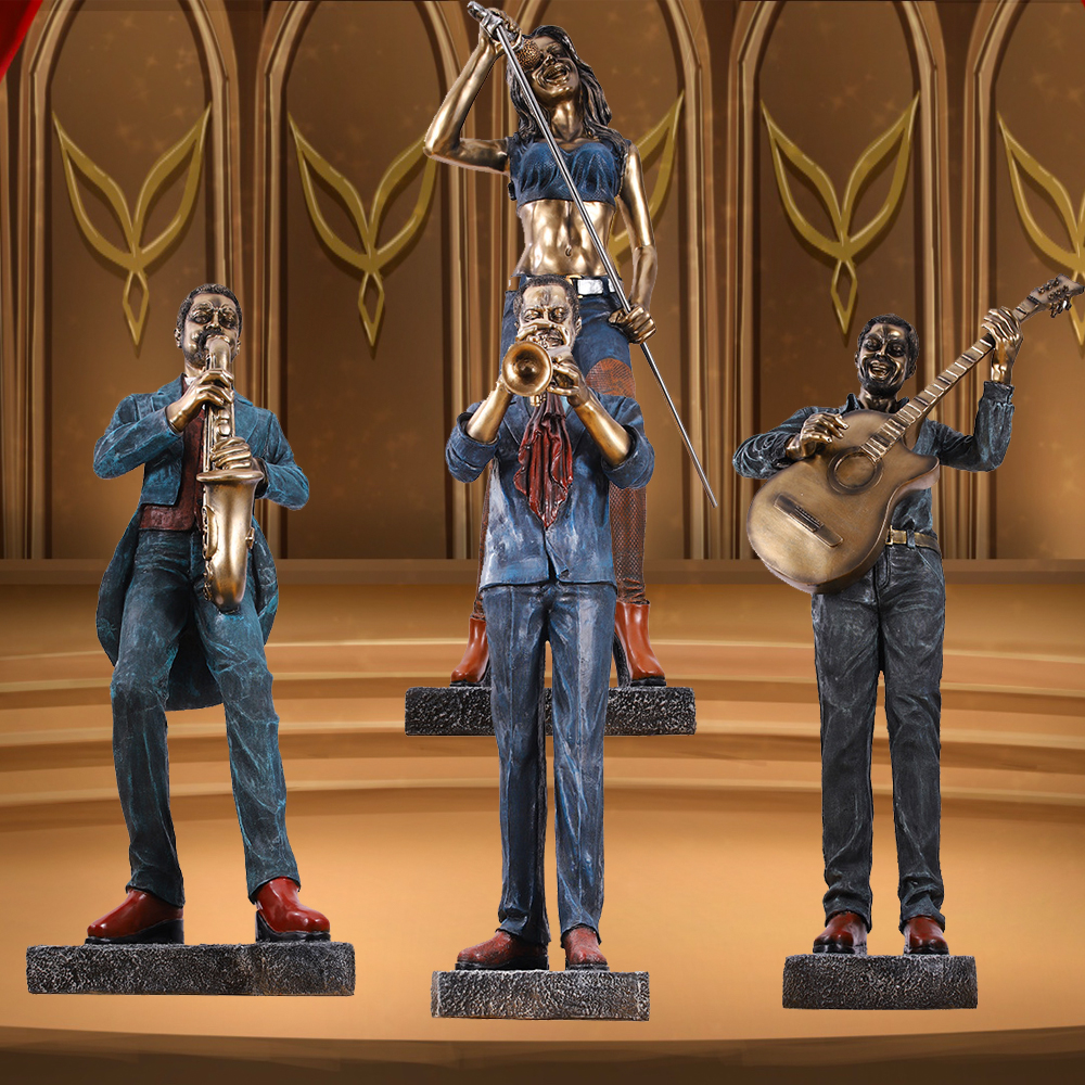 Vintage Jazz Bands Figure Statue 115/120-cm - TezkarShop Official Website