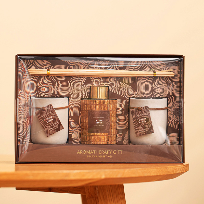 3-Pieces Scented Candle & Diffuser Set for Home Fragrance - TezkarShop ...